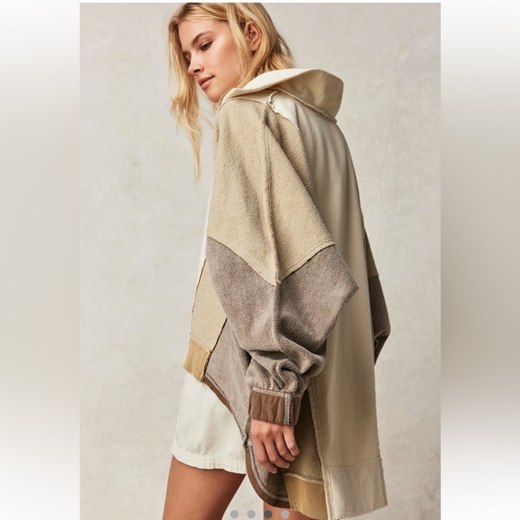 Free People | Tops | Free People Sidewalk Sweatshirt Colorblock Lower ...